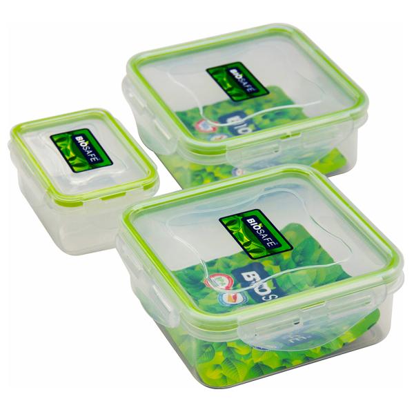 Pratap Biosafe Assorted Plastic Container 160+ 470+ 470 ml (1016) - JioMart