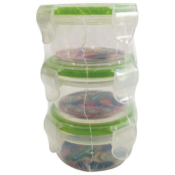 Pratap Biosafe Transparent Plastic Container 100 ml (Set of 3) (No.1018 ...