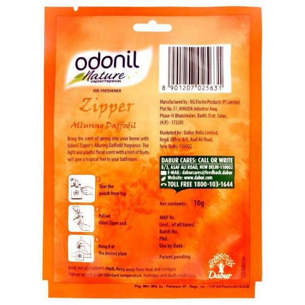 Odonil Zipper Alluring Daffodil Air Freshener 10 g - JioMart