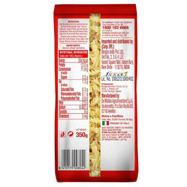 Borges Mini Fusilli Pasta 350 g - JioMart
