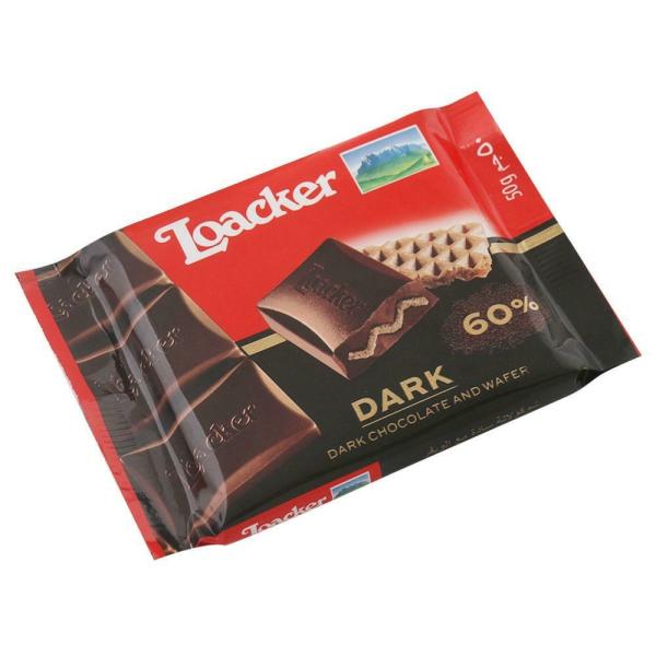Loacker Classic Dark Wafer Chocolate 50 g - JioMart