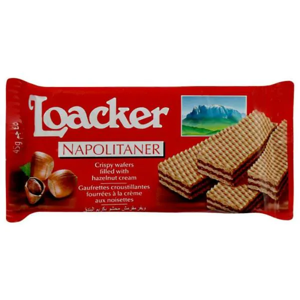 Loacker Napolitaner Hazelnut Cream Wafer 45 g - JioMart