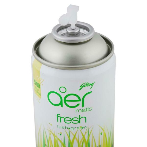 Godrej Aer Matic Fresh Lush Green Automatic Spray Diffuser Refill 225 ...