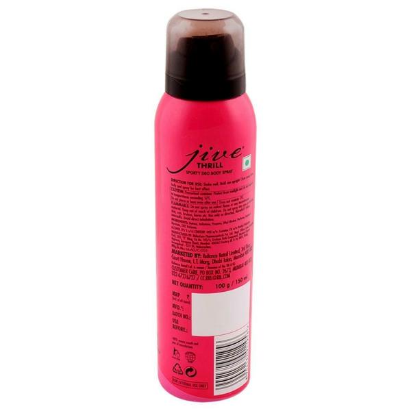 Jive Thrill Sporty Deo Body Spray 150 ml - JioMart