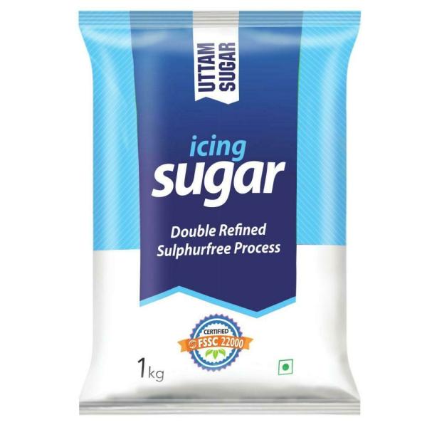 Uttam Double Refined Sulpherfree Icing Sugar 1 kg - JioMart