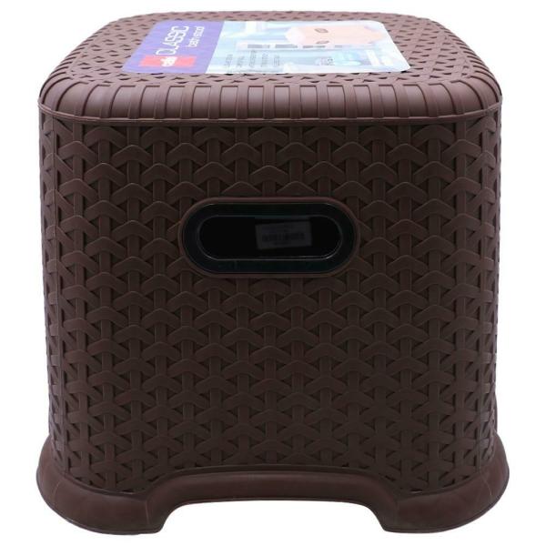 Cello Plast Classic Brown Posture Perfect Plastic Bath Stool 27 cm ...