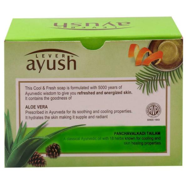 Ayush Cool & Fresh Aloe Vera Soap 100 g (Buy 4 Get 1 Free) - JioMart