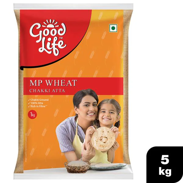 Good Life MP Wheat Chakki Atta 5 kg - JioMart