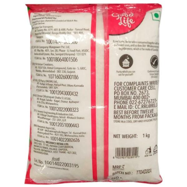 Good Life Refined Sugar 1 kg - JioMart