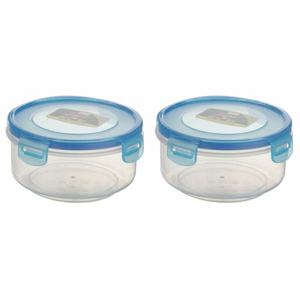 Polyset Super Locked Assorted Round Container 290 ml (Set of 2) - JioMart