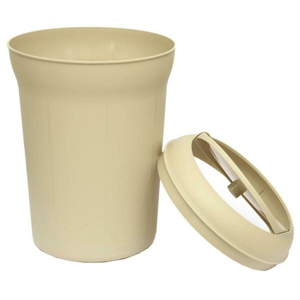 Jaypee Plus Beige Plastic Dustbin 10 L - JioMart