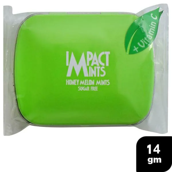 Impact Honey Melon Sugarfree Mints 14 g - JioMart