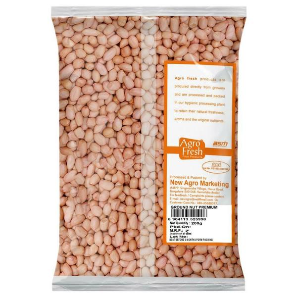 Agro Fresh Premium Groundnuts 200 g - JioMart