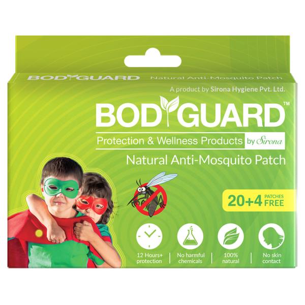 BodyGuard Natural Anti-Mosquito Patch (20 + 4 pcs) - JioMart