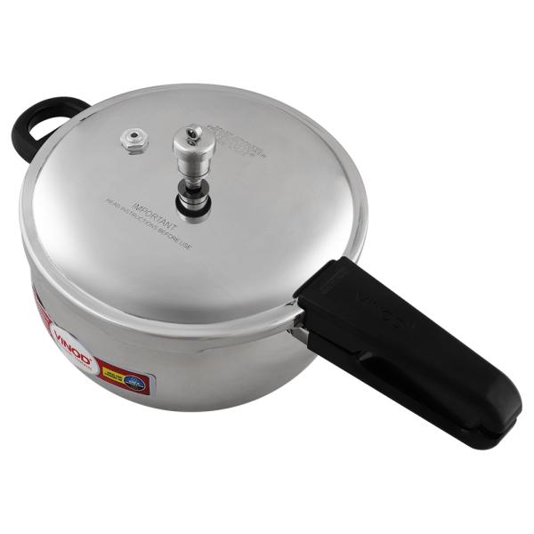 Vinod Round SAS Pressure Cooker 5.5 L with Outer Lid - JioMart