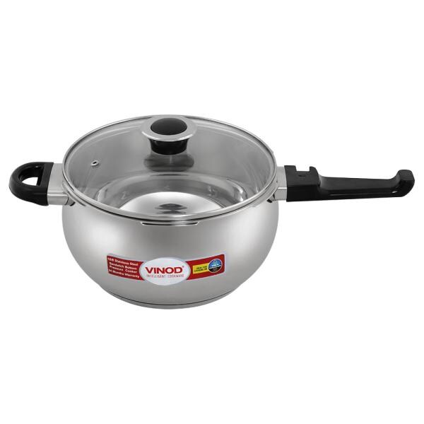 Vinod Round SAS Pressure Cooker 5.5 L with Outer Lid - JioMart
