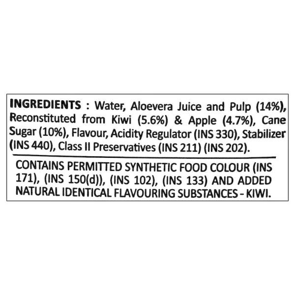 Alo Frut Kiwi + AloeVera Fruit Juice 300 ml - JioMart