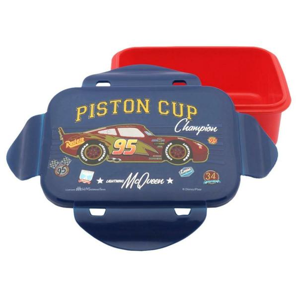 Disney Junior Cars Blue & Red Rectangular Plastic Lunch Box 350 ml ...