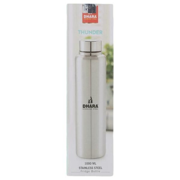 Dhara Thunder Cylindrical Stainless Steel Bottle 1 L - JioMart