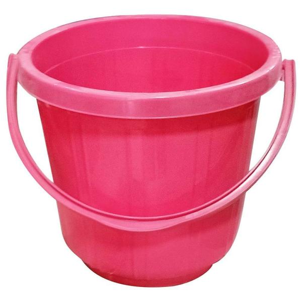 Princeware Super Deluxe Pink Plastic Bucket With Handle 13 L (L1136PH ...