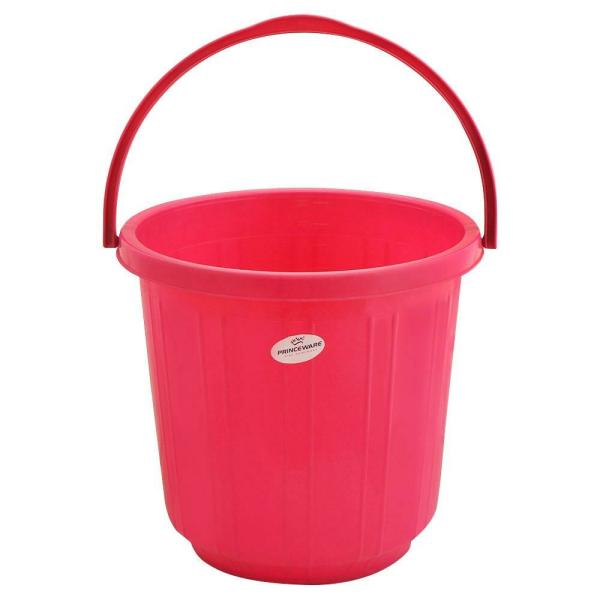 Princeware Super Deluxe Pink Plastic Bucket with Handle 23 L - JioMart
