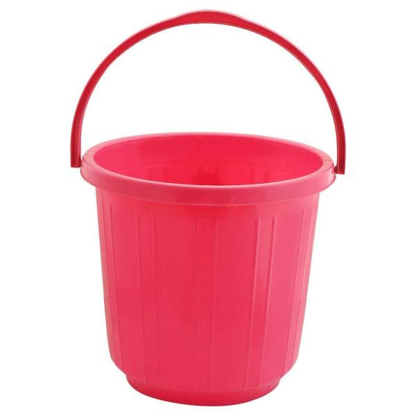 Princeware Super Deluxe Pink Plastic Bucket with Handle 23 L - JioMart