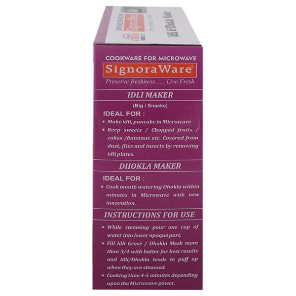 Signoraware Off White Round Plastic Idli Maker (L) - JioMart