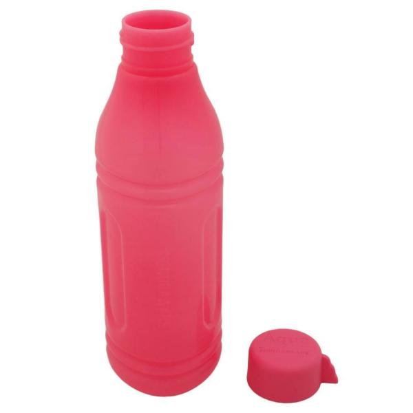 Signoraware Aqua Triangle Pink Cylindrical Plastic Bottle 500 ml - JioMart