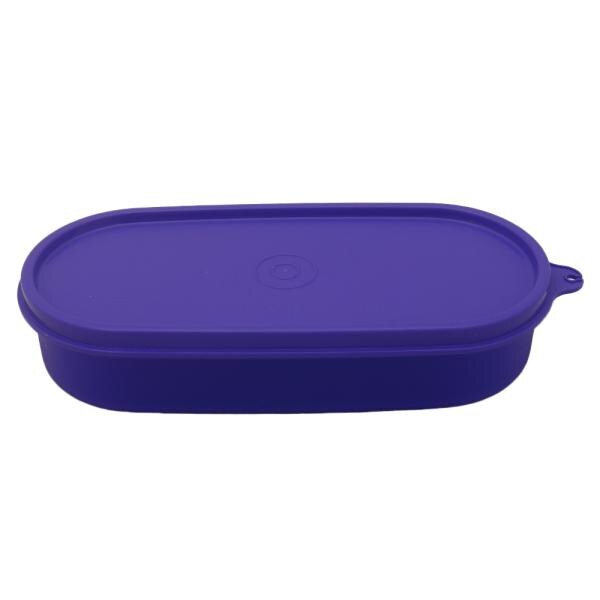 Signoraware Violet Flat Oval Plastic Container 500 ml - JioMart