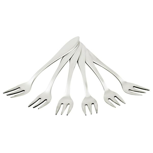 Ship Elita Stainless Steel Fruit Fork 11.8 cm (Set of 6) - JioMart