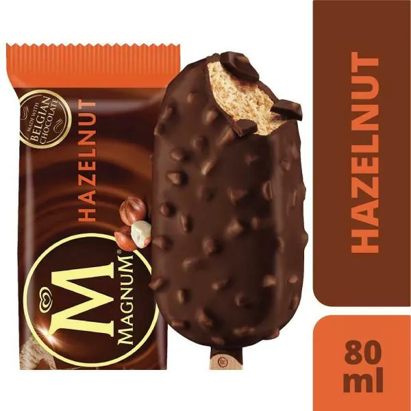 Kwality Wall's Magnum Hazelnut Ice Cream 80 ml (Pack) - JioMart
