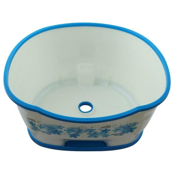 Joyo Super Blue Printed Small Plastic Bath Stool - JioMart