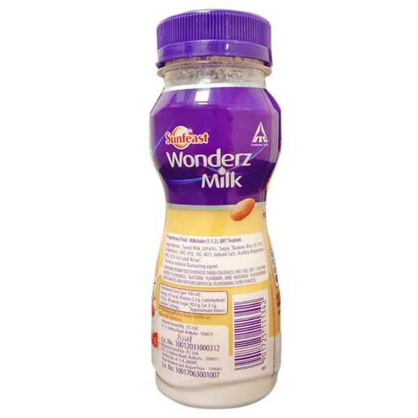 Sunfeast Wonderz Kesar Badam Milkshake 180 ml (Tetra Pak) - JioMart