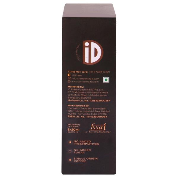 iD Traditional Filter Coffee Decoction 20 ml (5 pcs) - JioMart