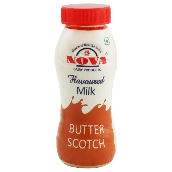 Nova Butterscotch Flavoured Milk 160 ml (Bottle) - JioMart