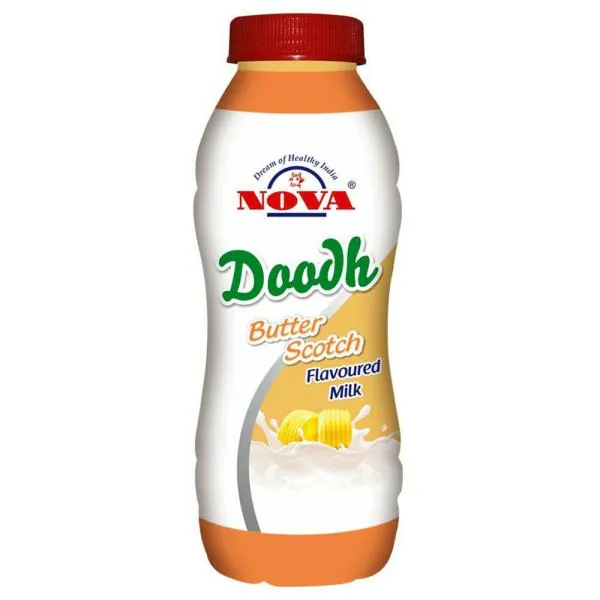 Nova Butterscotch Flavoured Milk 180 ml (Bottle) - JioMart
