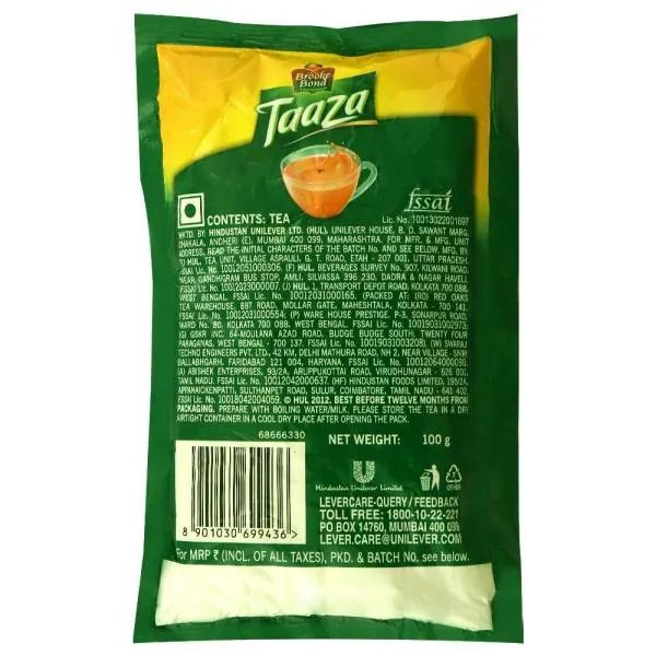 Taaza Leaf Tea 100 g - JioMart