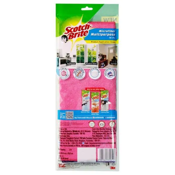 Scotch-Brite Microfiber Multipurpose Wipe 2 pcs - JioMart