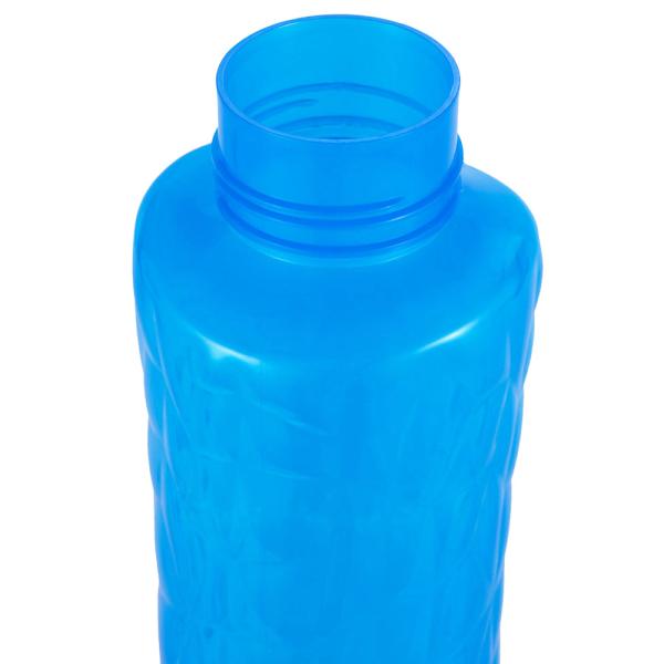 Polyset Flip Top Blue Cylindrical Plastic Water Bottle 1 L (Set of 3 ...
