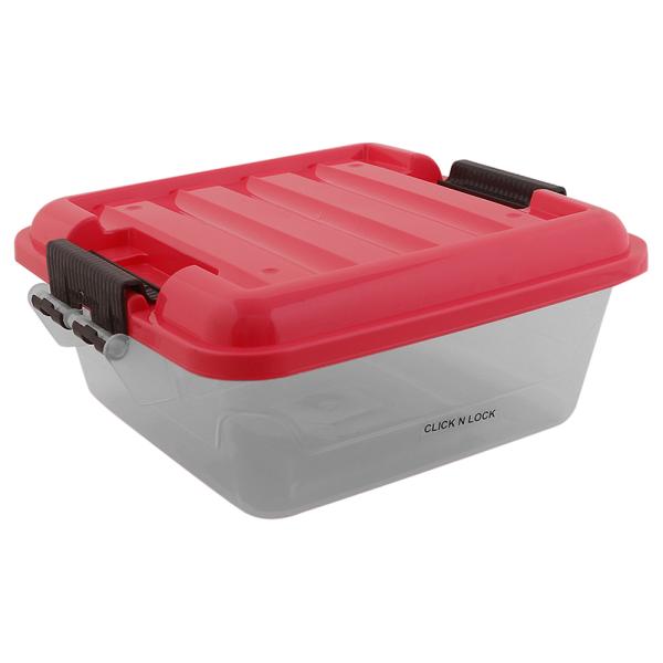 Polyset Click N Lock Pink Rectangular Plastic Container 5 L - JioMart