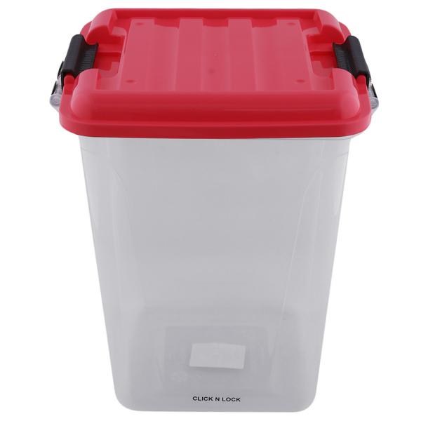 Polyset Click N Lock Pink Rectangular Plastic Container 12 L - JioMart