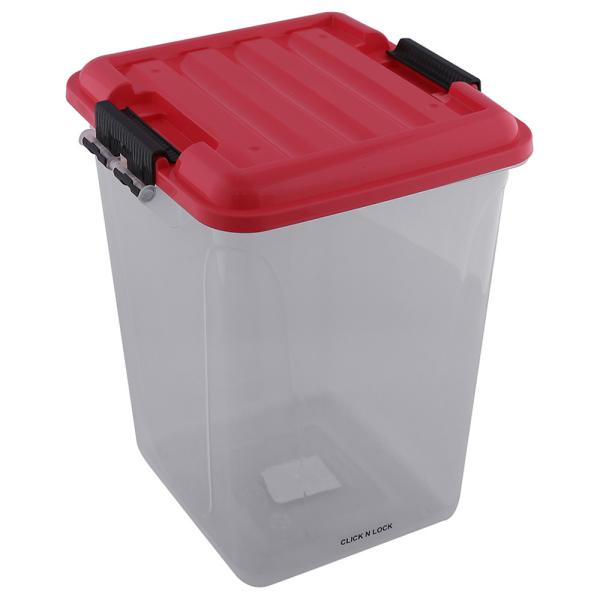 Polyset Click N Lock Pink Rectangular Plastic Container 12 L - JioMart