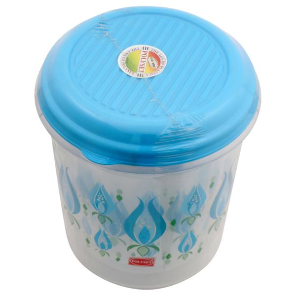 Polyset Galaxy Blue Round Plastic Container 1+ 2+ 3 L (3 pcs) - JioMart