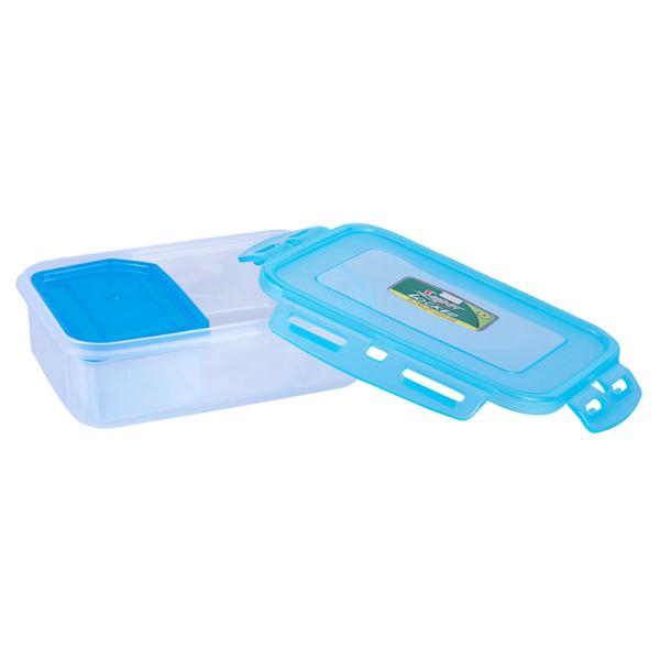 Polyset Blue Rectangular Plastic Lunch Box 920+ 200 ml - JioMart