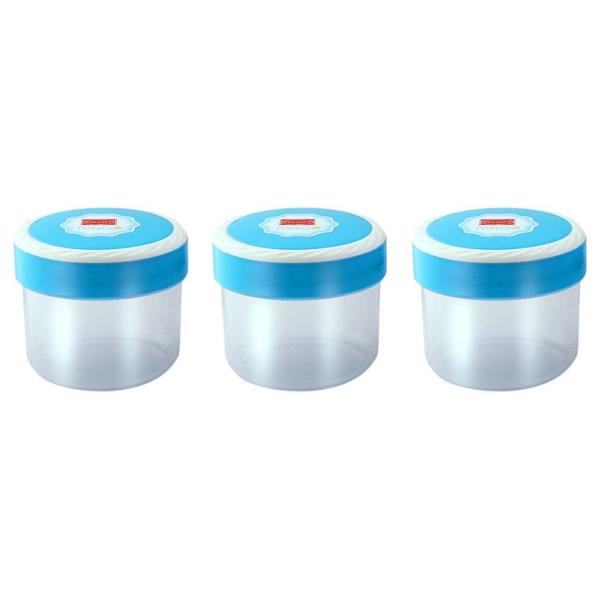Polyset Ringo Blue Round Plastic Container 725 ml (Set of 3) - JioMart