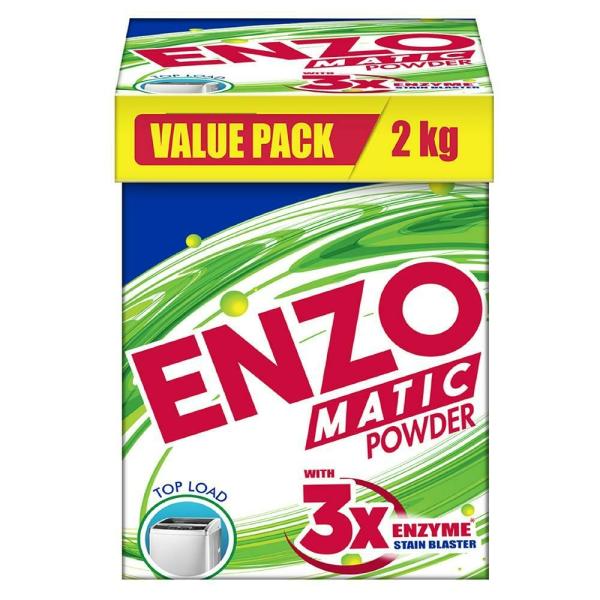 Enzo Matic Top Load Detergent Powder 2 kg - JioMart