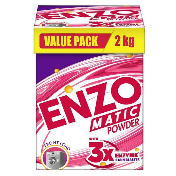 Enzo Matic Front Load Detergent Powder 2 Kg - JioMart
