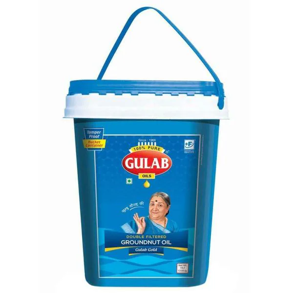 Gulab Double Filtered Groundnut Oil 15 L - JioMart