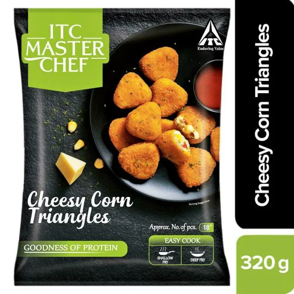 ITC Master Chef Cheesy Corn Triangles 320 g - JioMart