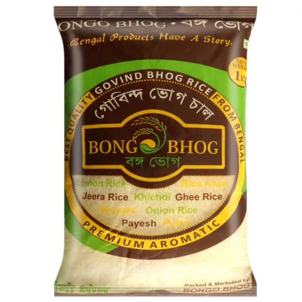 Bongo Bhog Premium Aromatic Govind Bhog Rice 1 kg - JioMart
